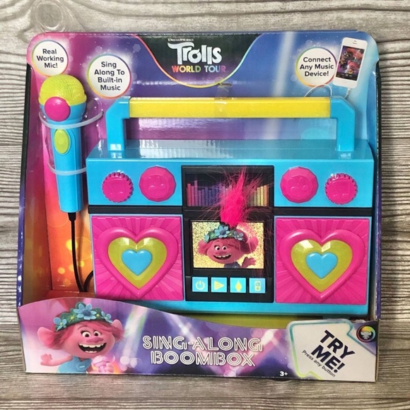 Dreamworks | Toys | Trolls World Tour Sing Along Boombox | Poshmark
